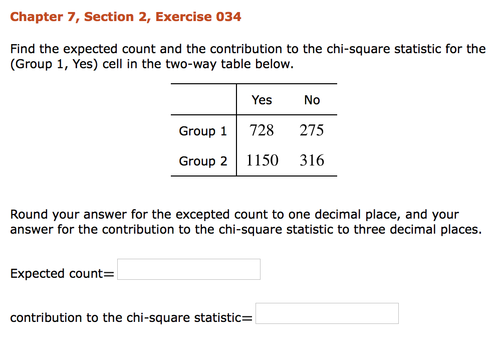 Solved Chapter 7, Section 2, Exercise 034 Find the expected | Chegg.com
