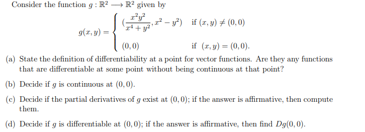 Solved (a) State the definition of differentiability at a | Chegg.com