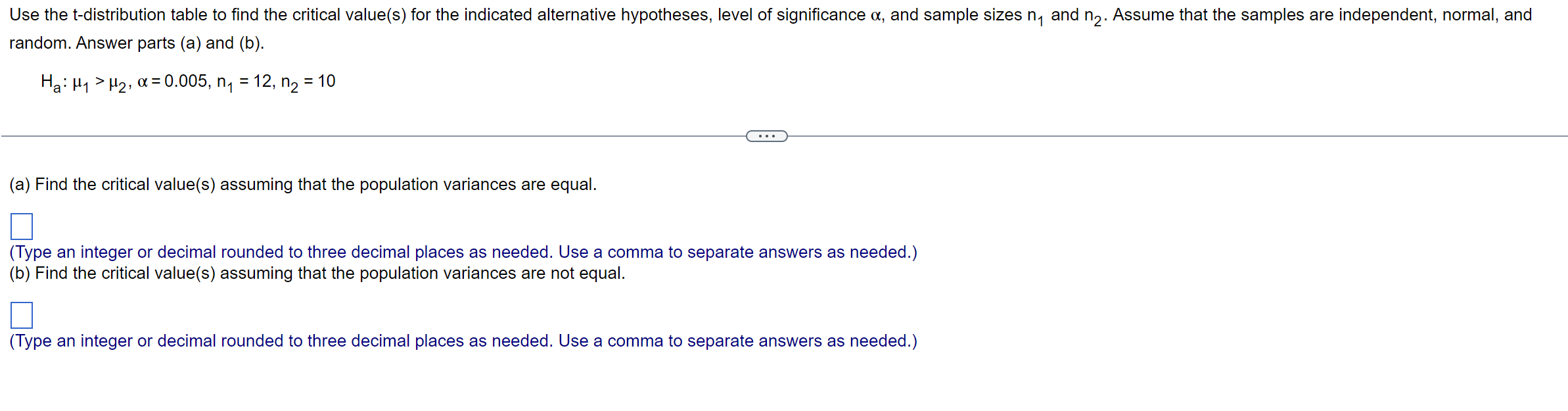 Solved random. Answer parts (a) and (b). | Chegg.com