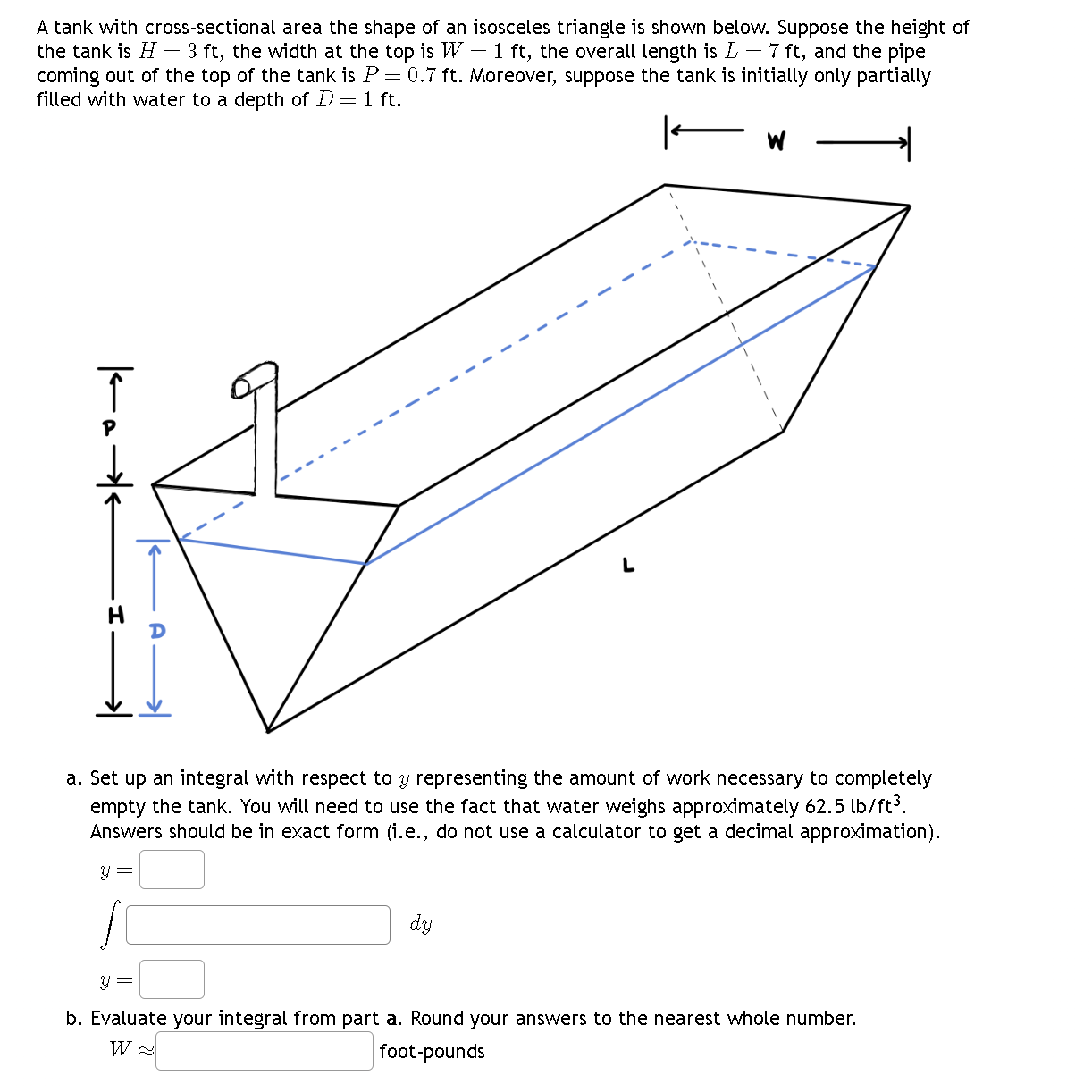 Solved A tank with cross-sectional area the shape of an | Chegg.com