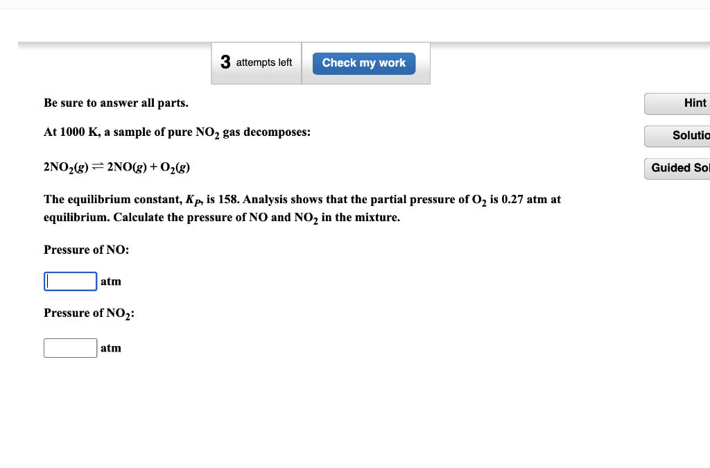 Solved 3 attempts left Check my work Be sure to answer all | Chegg.com