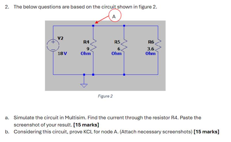 Solved PLEASE ADD MULTISIM SCREENSHOTS2. ﻿The below | Chegg.com
