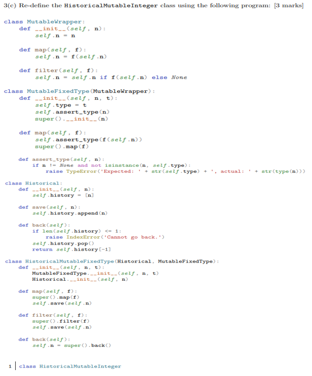 Solved Suppose you planned on creating a MutableInteger | Chegg.com