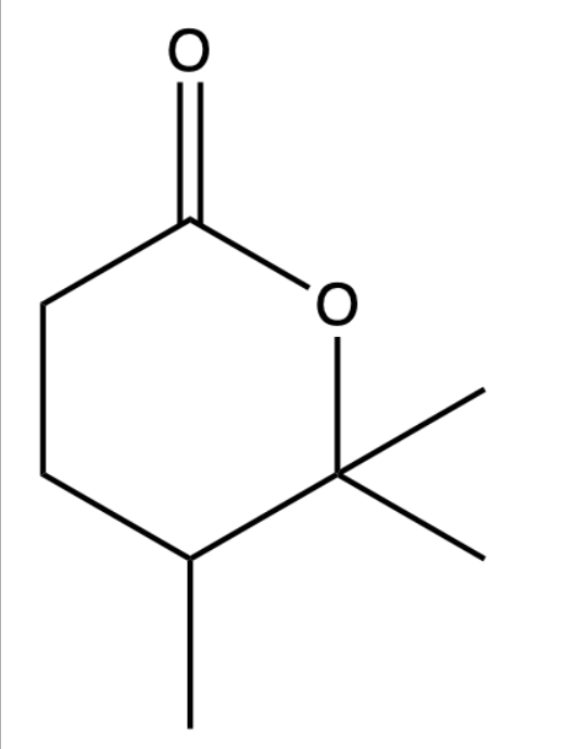 Solved The following lactone was formed in a | Chegg.com