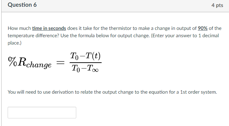 Solved Question 6 4 pts How much time in seconds does it | Chegg.com