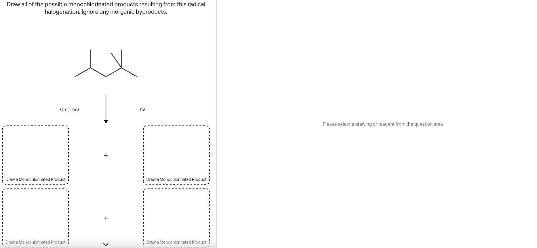 Solved Draw all of the possible monochlorinated products | Chegg.com