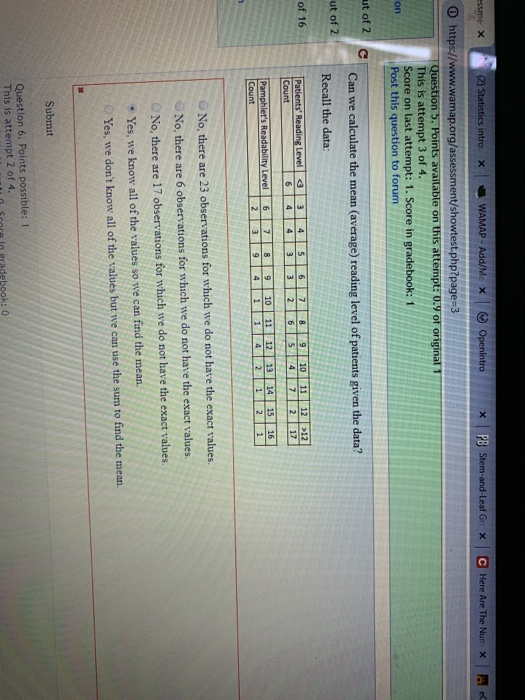 Solved (2) Statistics introXWAMAP-Add/Mo x Openintro Here | Chegg.com