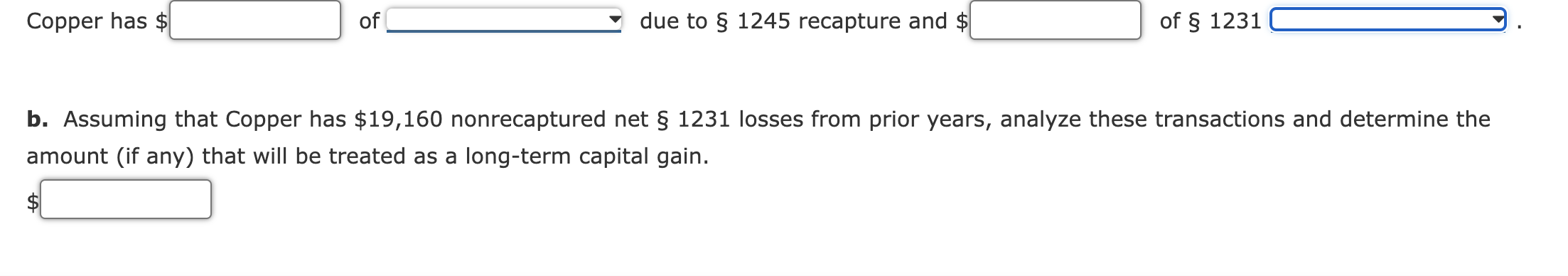 Solved Problem 17-38 (Algorithmic) (LO. 2, 3) Copper | Chegg.com