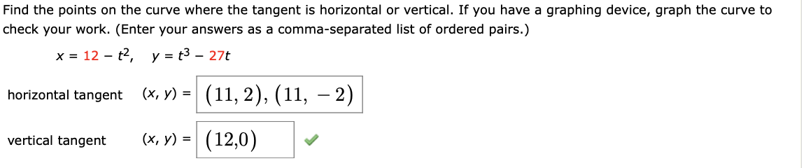 Solved Find the points on the curve where the tangent is | Chegg.com