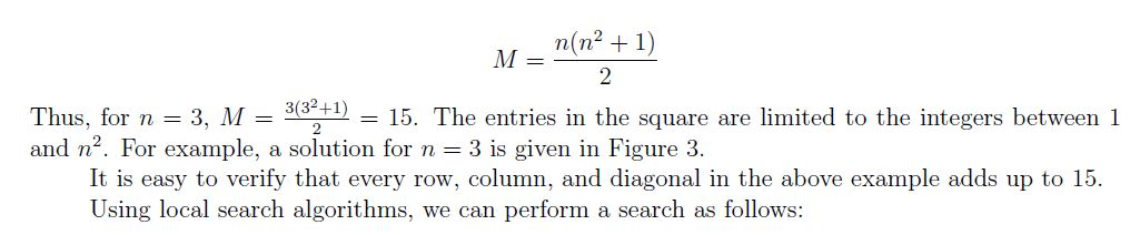A magic square is a square of n x n cells, and which | Chegg.com