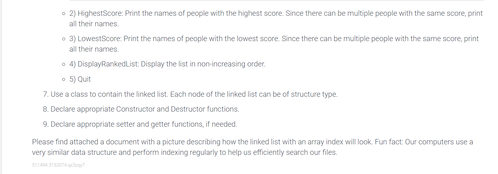 Solved You have been asked to develop software to help with | Chegg.com