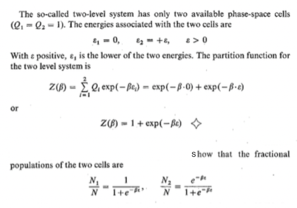 Solved The so-called two-level system has only two available | Chegg.com