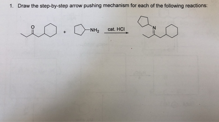 Solved Draw the step-by-step arrow pushing mechanism for | Chegg.com