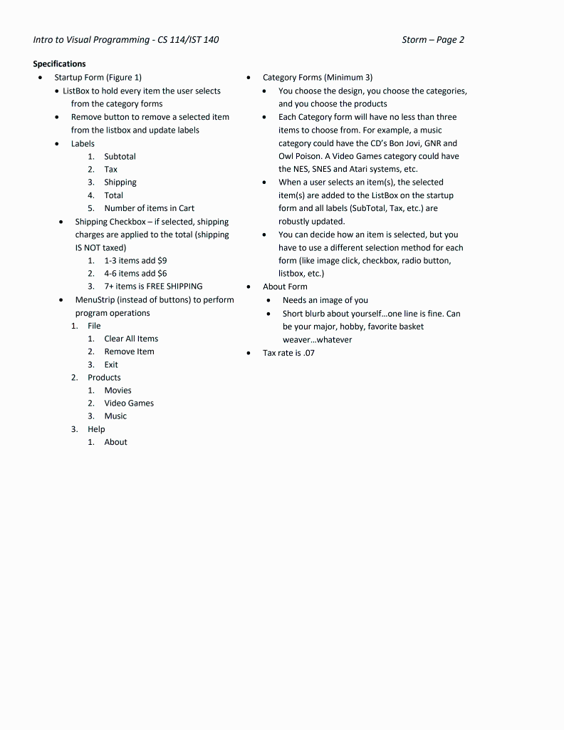 Solved Hi please help me with this project, please provide | Chegg.com