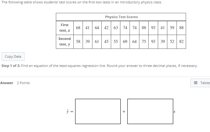 Solved Step 2 of 2: If a student scored an 81 on his first | Chegg.com