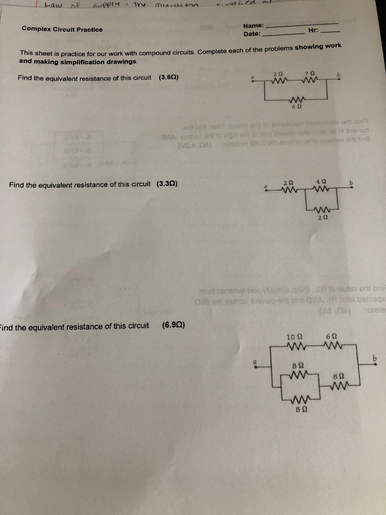 Solved I Law of supply - The ananith e.maied al Complex | Chegg.com
