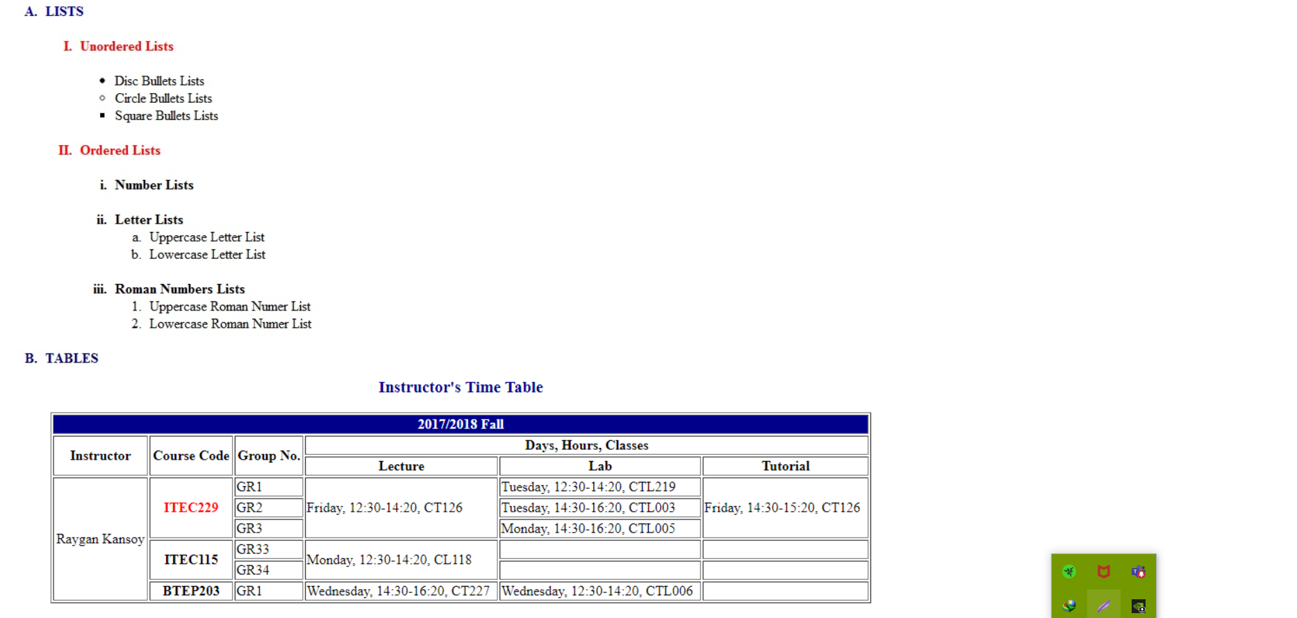 Solved ITEC 229 - Client Side Internet and Web Programming | Chegg.com