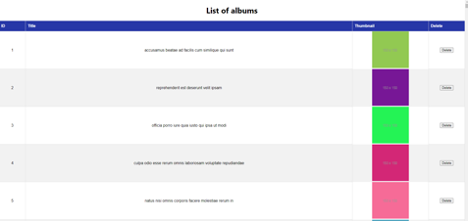 Solved React, axios application uses http requests to | Chegg.com