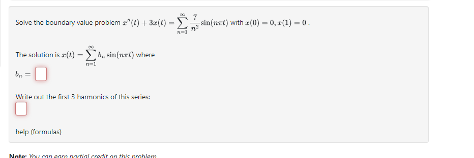 Solved Solve the boundary value problem | Chegg.com