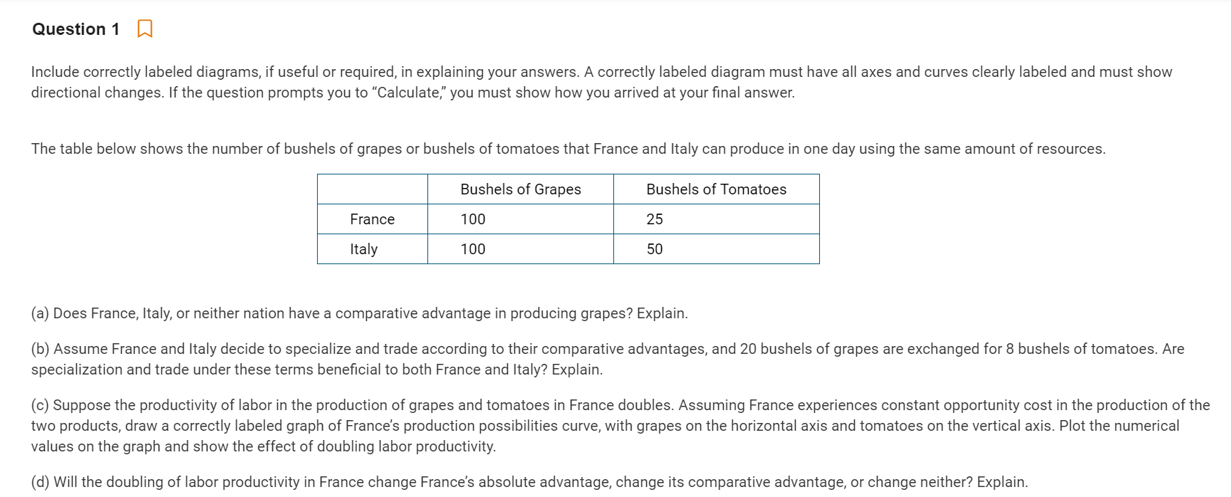 Question 1 0 Include correctly labeled diagrams, if | Chegg.com