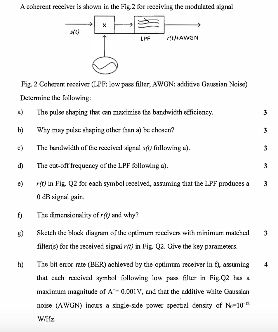 Solved Assume the modulation in QI is used to covey a | Chegg.com