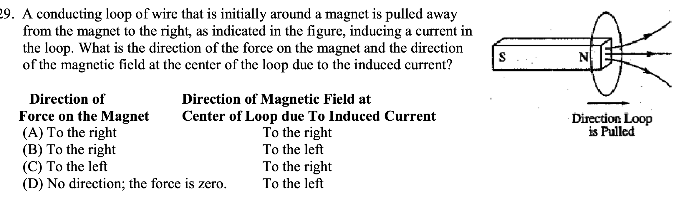 Solved A conducting loop of wire that is initially around a | Chegg.com