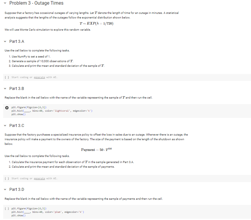 Solved Import Statements Run the cell below to import the | Chegg.com
