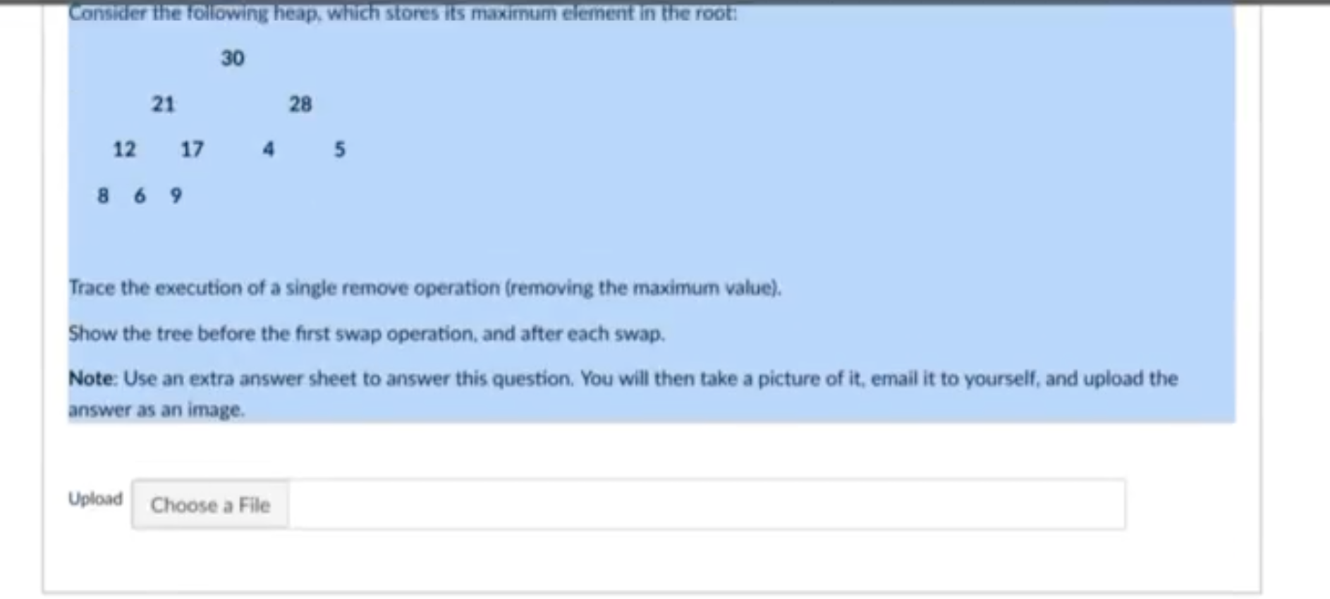 Solved Consicer the following heap, Which stores its maximum | Chegg.com