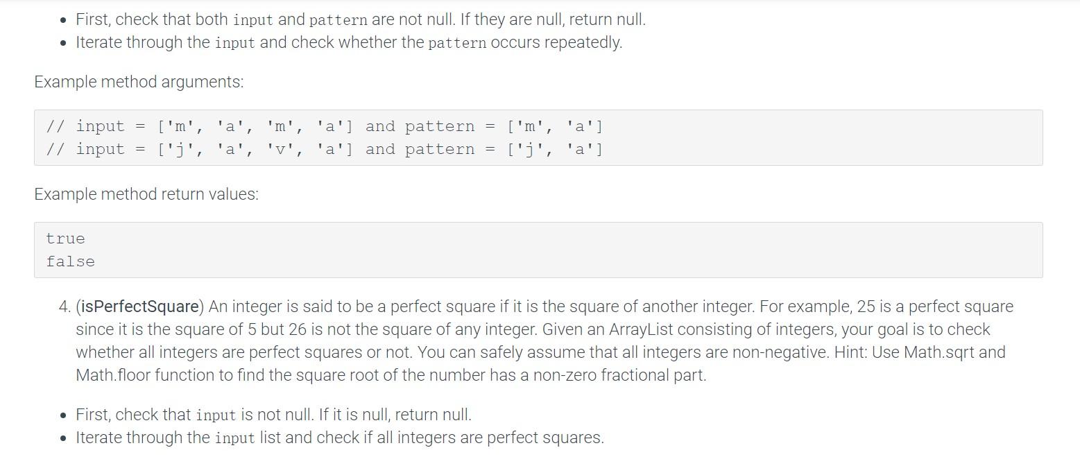 Solved in java, thank you public class ArrayListFun { | Chegg.com