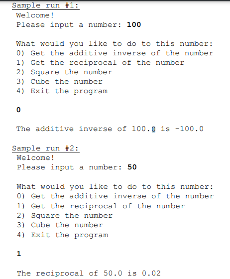 Solved Lab4C: Creating a menu For this lab exercise you are | Chegg.com