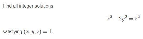 Solved Find all integer solutions z? – 2y2 = 22 satisfying | Chegg.com