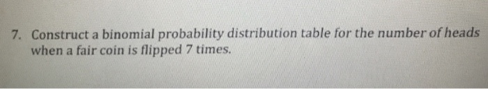 Solved Construct a binomial probability distribution table | Chegg.com