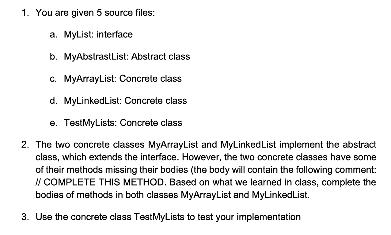 Solved Write in Java: Please add comment explaining your | Chegg.com