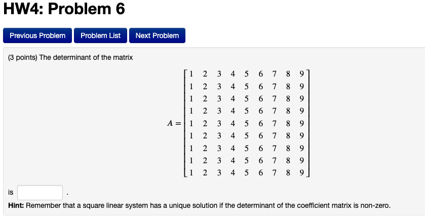 Solved HW4: Problem 1 Previous Problem Problem List Next | Chegg.com Solved HW4: Problem 1 Previous Problem Problem List Next | Chegg.com