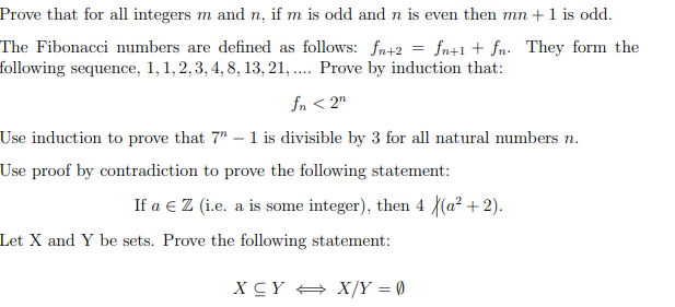 Solved Prove that for all integers m and n, if m is odd and | Chegg.com