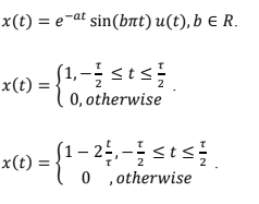 Solved Find the Fourier transform of the following | Chegg.com