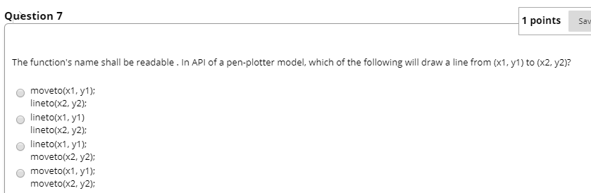 Solved Question 5 Which object is defined by two fixed | Chegg.com