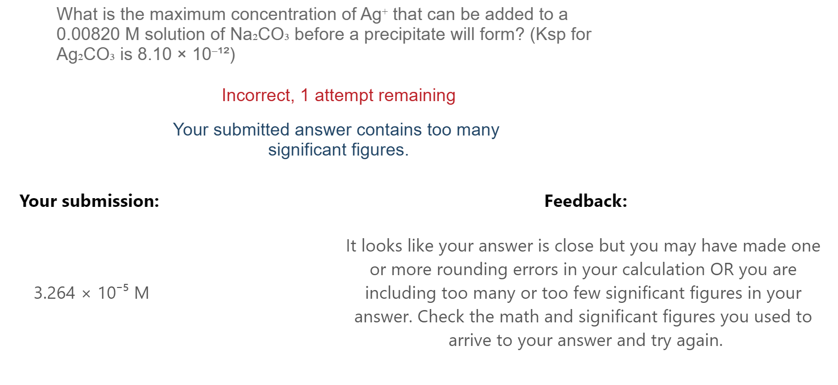 Solved What is the maximum concentration of Ag+ that can be | Chegg.com