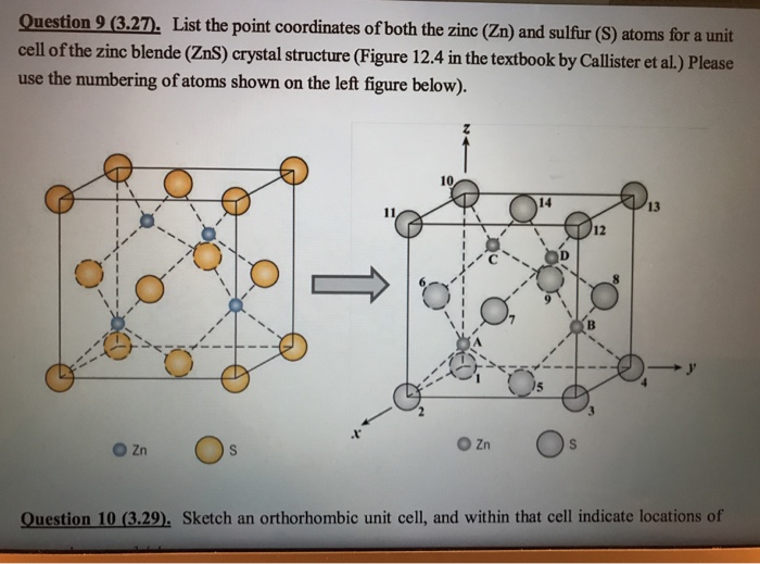 Solved Question 9 (3.27). List the point coordinates of both | Chegg.com