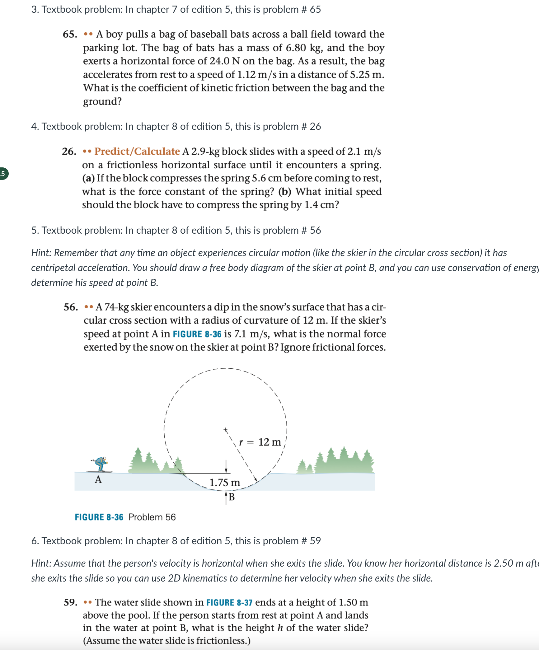 Solved 3. Textbook problem: In chapter 7 of edition 5 , this | Chegg.com