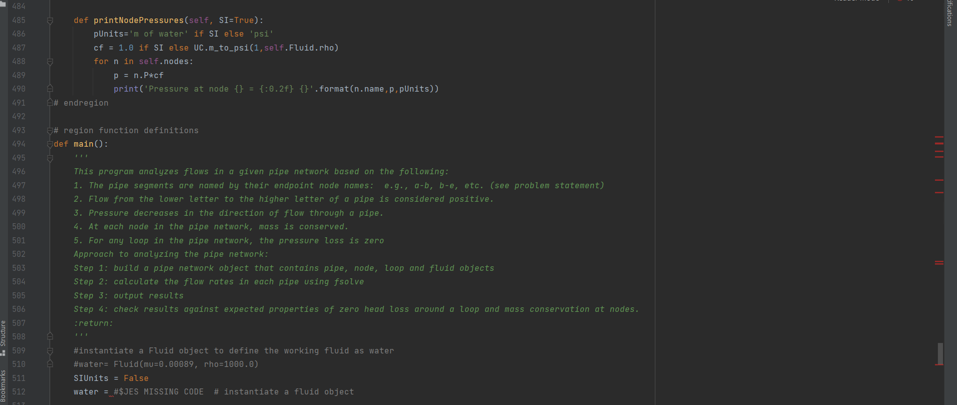 Solved FILL IN #$JES MISSING CODE TO MAKE PYTHON OPERATE. | Chegg.com