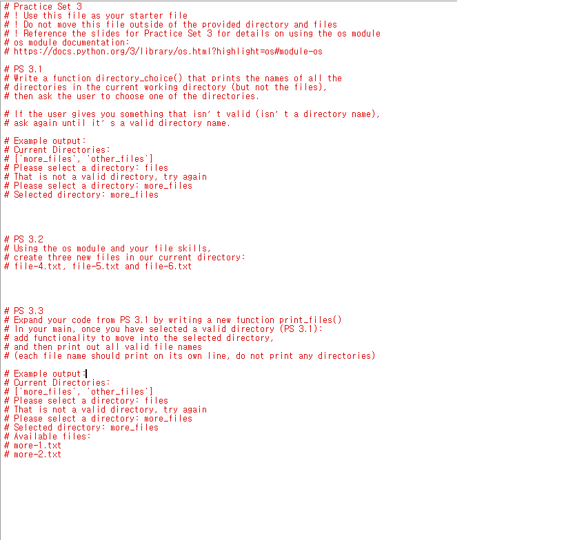 Solved # Practice Set 3 # ! Use this file as your starter | Chegg.com