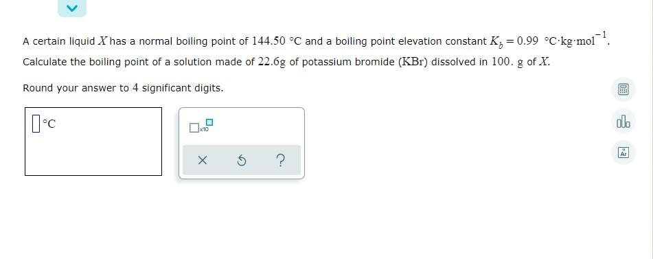 Solved A certain liquid X has a normal boiling point of | Chegg.com