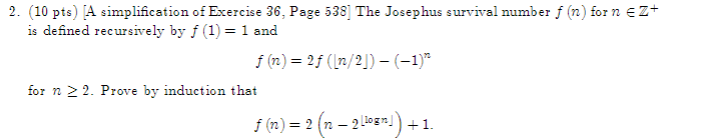 Solved (10 ﻿pts) [A simplification of Exercise 36, ﻿Page | Chegg.com