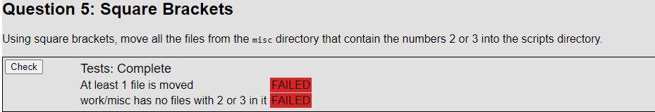 Question 5: Square Brackets Using square brackets, | Chegg.com