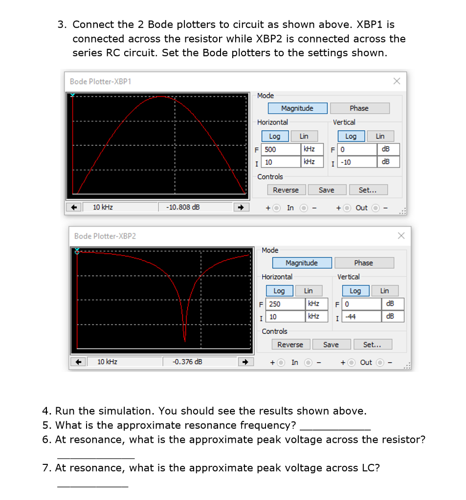 Solved Procedure #2-Using the Multisim Bode plotter to | Chegg.com