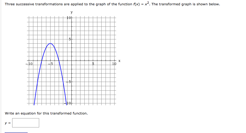 Solved Three Successive Transformations Are Applied To The