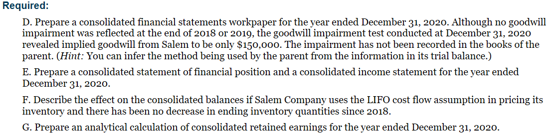 A. Prepare a Computation and Allocation Schedule for | Chegg.com
