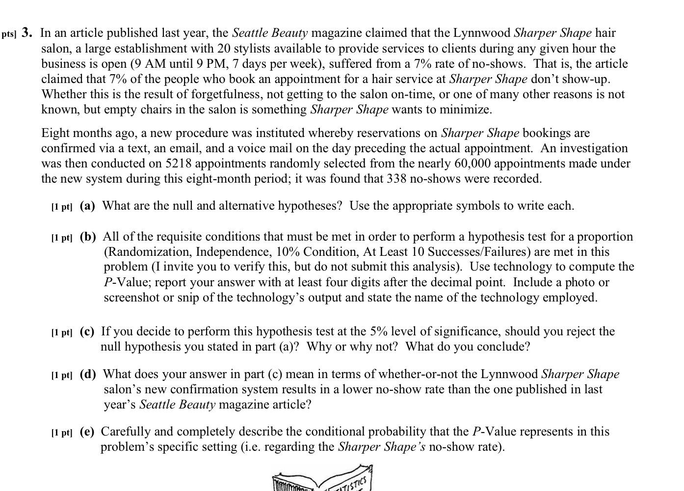 Solved pts] 3. In an article published last year, the | Chegg.com