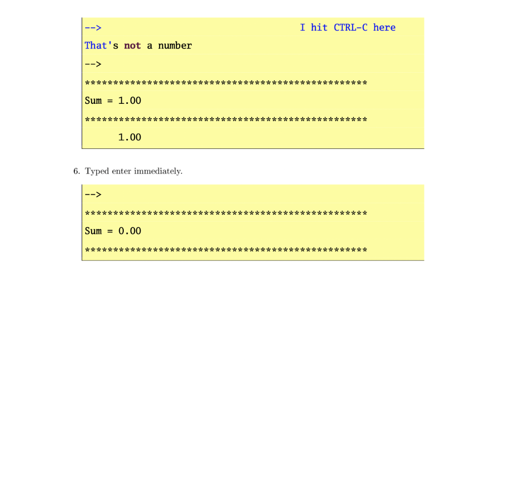 Solved Deliverable Write a program that prompts for numbers | Chegg.com